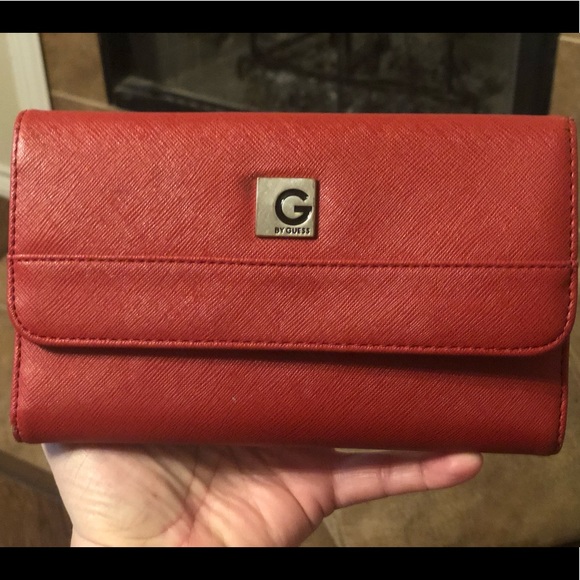 Guess | Bags | Red Guess Wallet | Poshmark